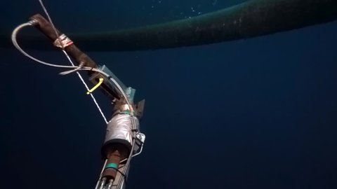 Remote Operated Vehicle Rov Checking Make Stock Footage Video (100% ...