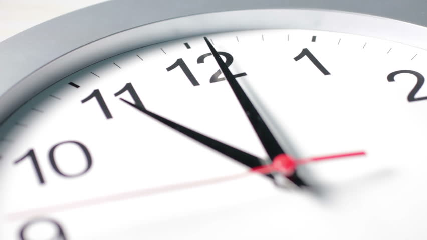 Seconds Ticking Between a Cropped Stock Footage Video (100% Royalty ...