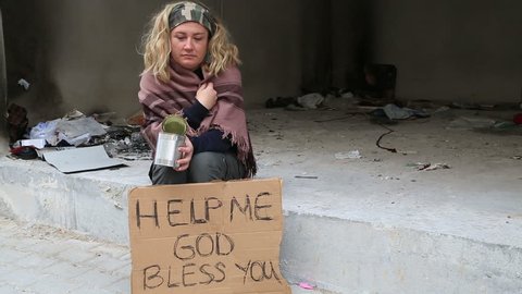 Homeless Sick Child Lying On Mothers Stock Footage Video (100% Royalty ...