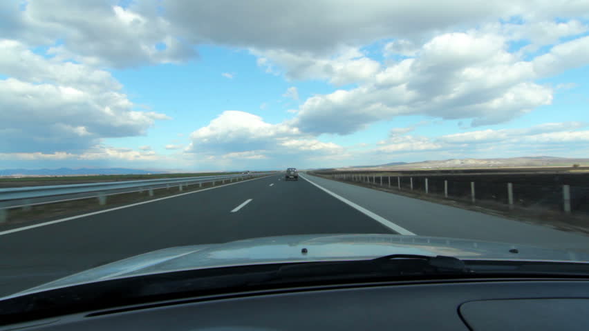 Vehicle Point of View Driving Stock Footage Video (100% Royalty-free ...