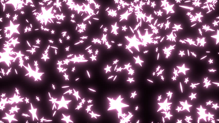 animated falling neon pink stars on Stock Footage Video (100% Royalty ...