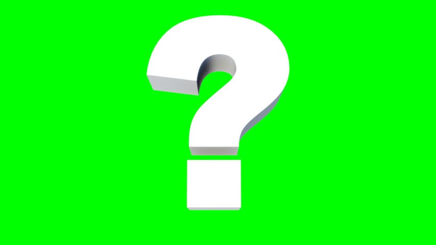 question mark green screen loop Stock Footage Video (100% Royalty-free ...