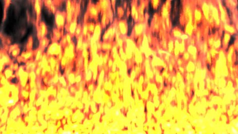 Animated Realistic Firewall On Black Background Stock Footage Video ...