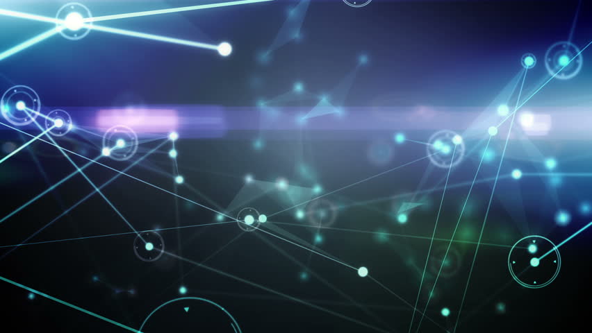 Digital Animation of Connecting Lines Stock Footage Video (100% Royalty ...