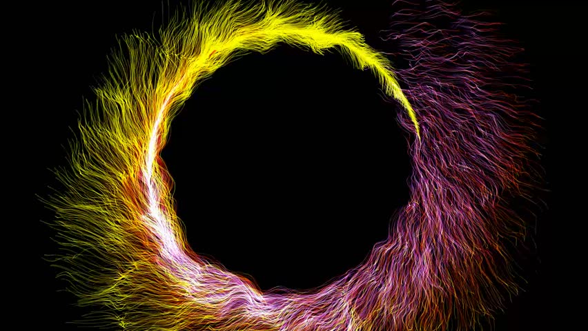 Magic Rotating Circle Animation Stock Footage Video (100% Royalty-free ...