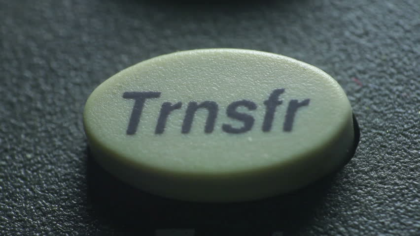 Transfer Button On a Business Stock Footage Video (100% Royalty-free ...