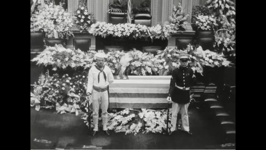 Circa 1930s - the Funeral Stock Footage Video (100% Royalty-free ...