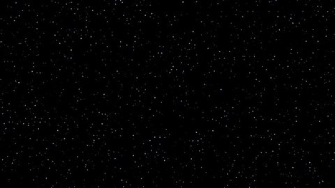 Stars Twinkling Night Sky Realistic Loop Stock Footage Video (100% ...