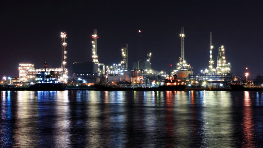 4k Oil Refinery Night Stock Footage Video (100% Royalty-free) 9202940 ...