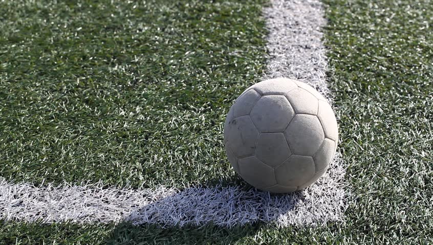 Soccer Ball On the Line Stock Footage Video (100% Royalty-free) 9224357 ...