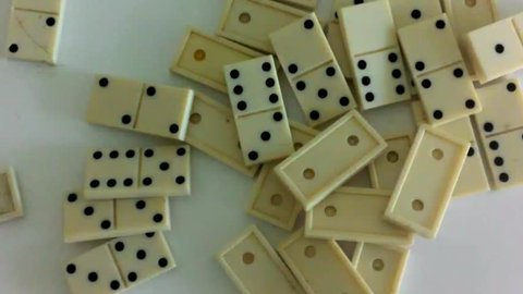 3d rendering - domino effect animation Stock Footage Video (100% ...