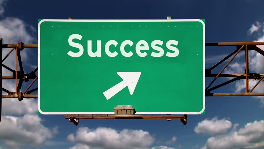 business success directional time lapse road Stock Footage Video (100% ...