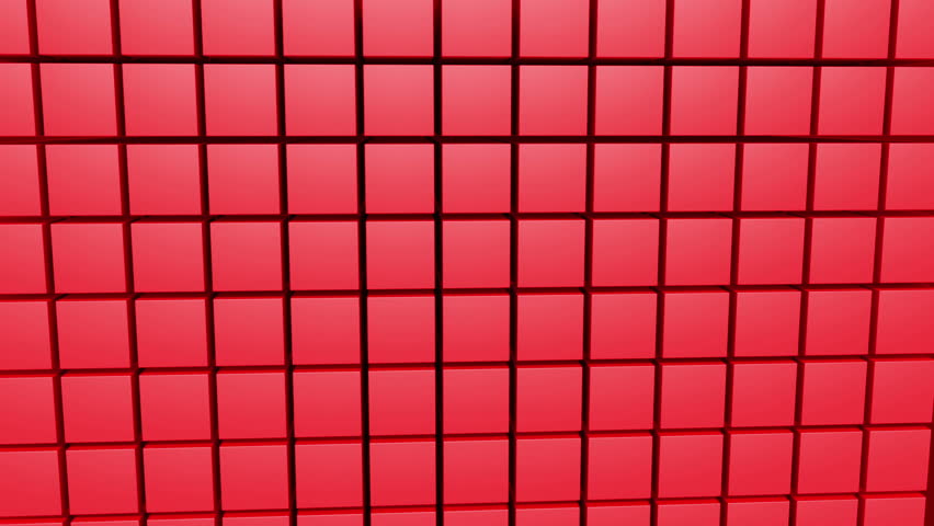 Red Cubes Motion Background, Seamless Stock Footage Video (100% Royalty ...