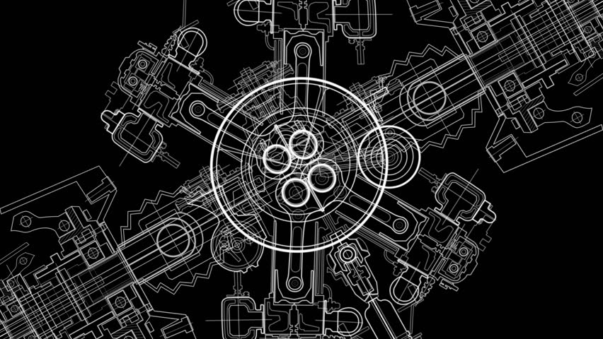 Drawing Engine Stock Footage Video (100% Royalty-free) 9260564 ...