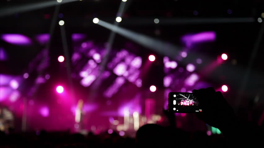 Video Concert Recording from Perspective Stock Footage Video (100% ...