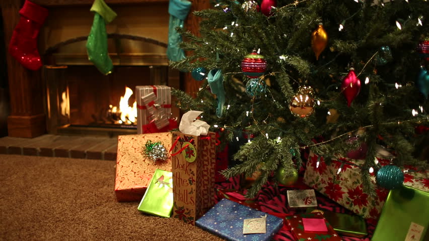 Christmas Holiday Scenes in Home. Stock Footage Video (100% Royalty ...