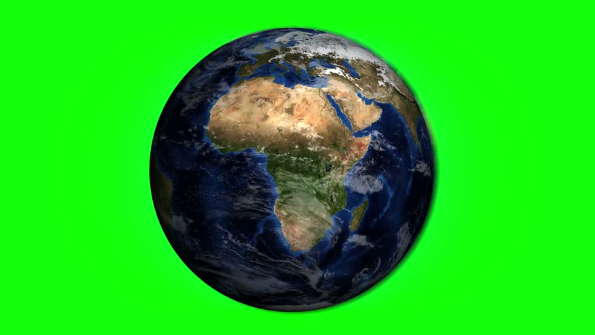 Earth On Chroma Key Green Screen: video de stock (totalmente libre de ...