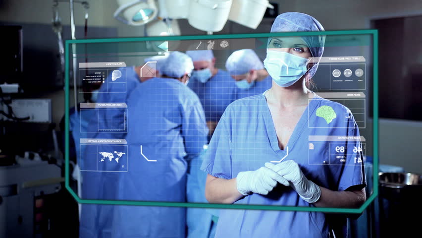 medical laboratory health motion graphics touchscreen Stock Footage ...