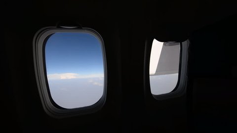 Closing Aircraft Window Shade Stock Footage Video (100% Royalty-free ...