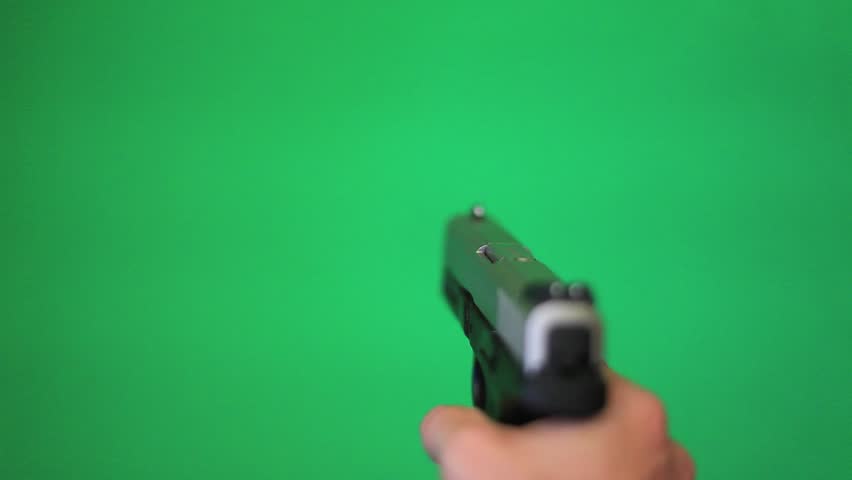 firing gun green screen Stock Footage Video (100% Royalty-free) 933571 ...
