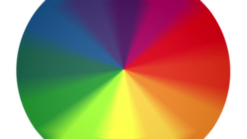 spinning color wheel looping section frames Stock Footage Video (100% ...