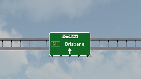 4k Passing Under Brisbane Australia Interstate Stock Footage Video (100 ...