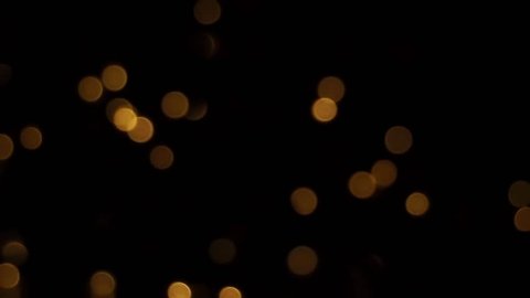 Orange Light Particles Blinking Turning On Stock Footage Video (100% ...