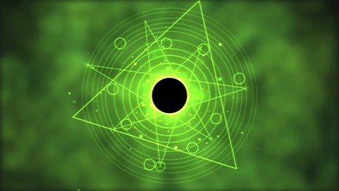 Magic Circle Geometric Background Animation Loop Stock Footage Video ...