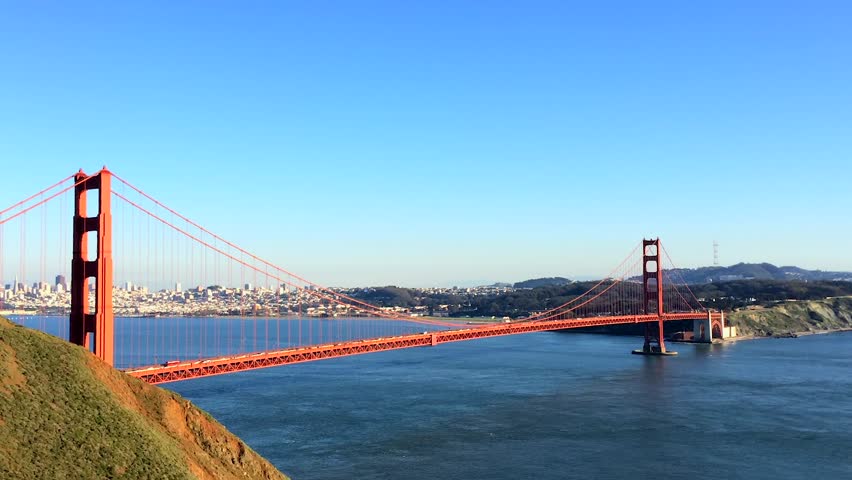 The Golden Gate Bridge as Stock Footage Video (100% Royalty-free ...