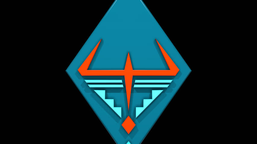 3d futuristic tribal folding ninja star Stock Footage Video (100% ...