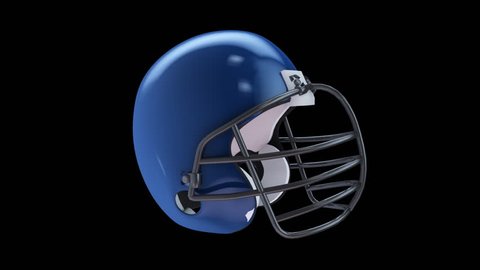 Animation American Football Helmet Stock Footage Video (100% Royalty ...