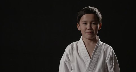 11 Year Old Friendly Karate Kid Stock Footage Video (100% Royalty-free ...