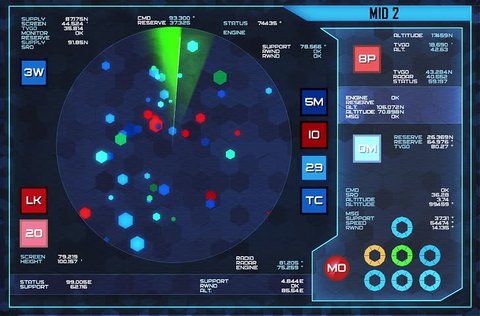 Command Center Interface Animation Stock Footage Video (100% Royalty ...