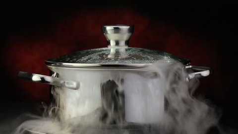 Boiling Water Pan Stock Footage Video (100% Royalty-free) 9460541 ...