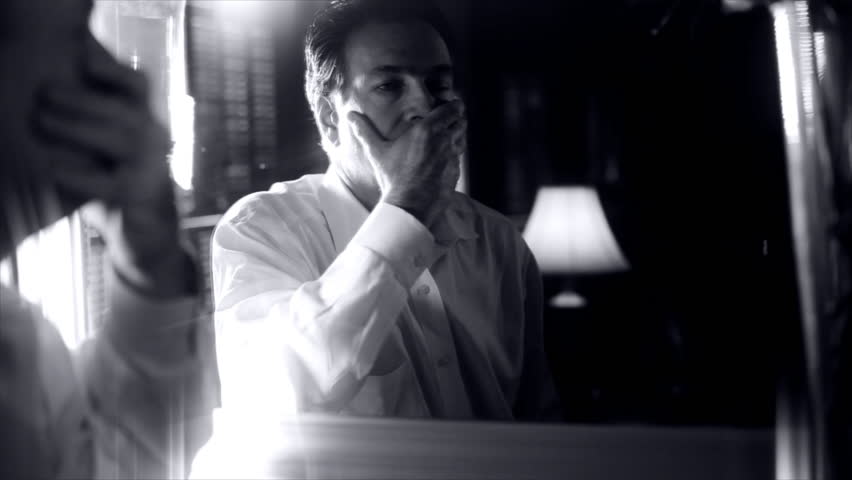 A Distressed Man Standing in Stock Footage Video (100% Royalty-free ...