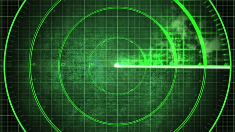 Radar Detection Screen Closeup Detail Stock Footage Video (100% Royalty ...