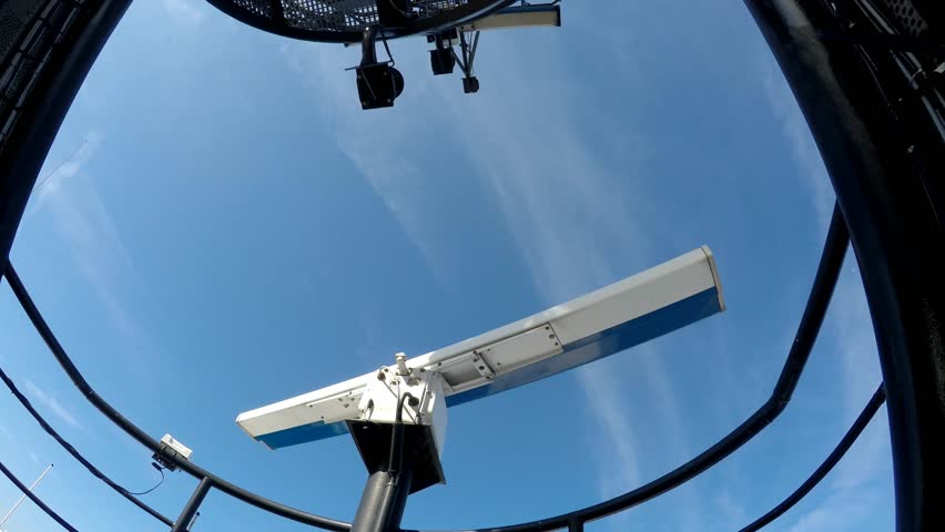 radar antennas on modern hi tech Stock Footage Video (100% Royalty-free ...