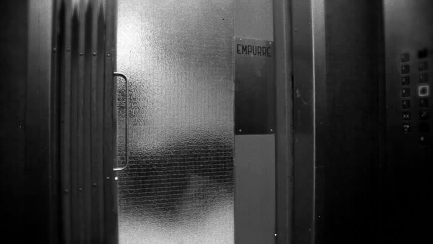 Moving of Retro Style Elevator Stock Footage Video (100% Royalty-free ...