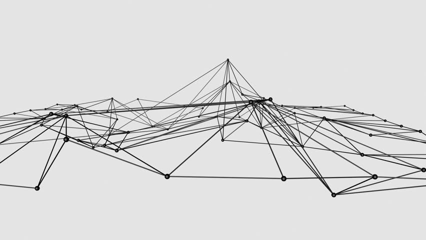 Energetic Animation of 3d Network Stock Footage Video (100% Royalty ...