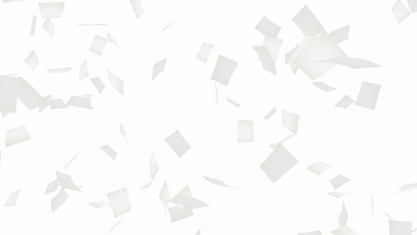 white paper falling - seamless loop Stock Footage Video (100% Royalty ...