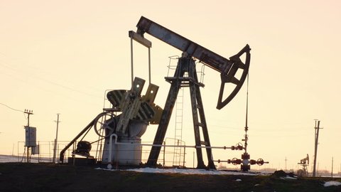 two engineers discussing project oil extraction Stock Footage Video ...