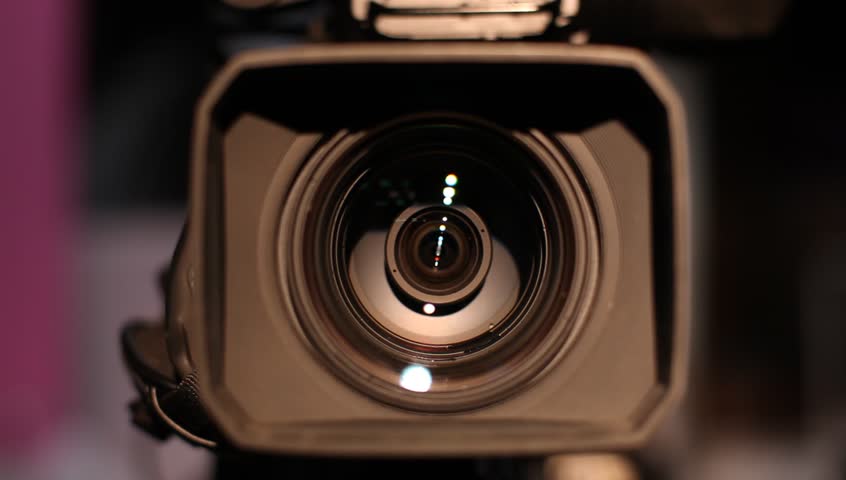 Camera Zoom. Closeup Shot of Stock Footage Video (100% Royalty-free ...