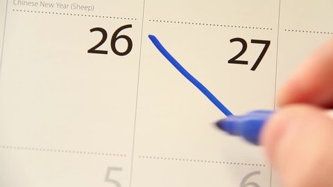 Calendar crossed off days Stock Video Footage - 4K and HD Video Clips ...