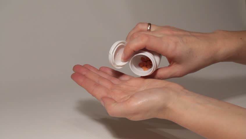 Shaking a Pill Out of Stock Footage Video (100% Royalty-free) 9621953 ...