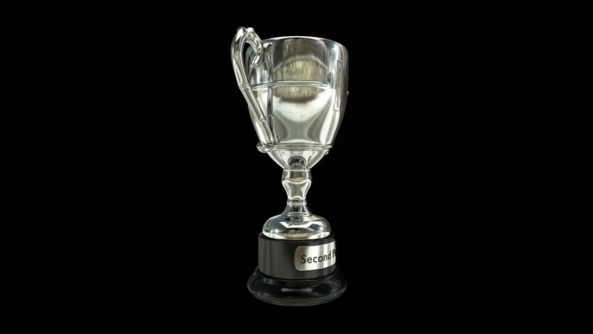 Animated Bronze Trophy Spinning Against Stock Footage Video (100% ...