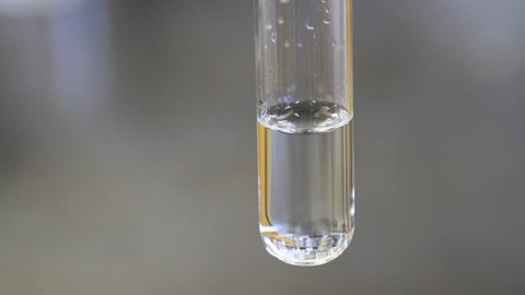 Chemical Reaction Between Lead Nitrate Sodium Stock Footage Video (100% ...