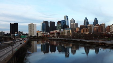 4k Ultrahd Timelapse Philadelphia Skyline Stock Footage Video (100% ...