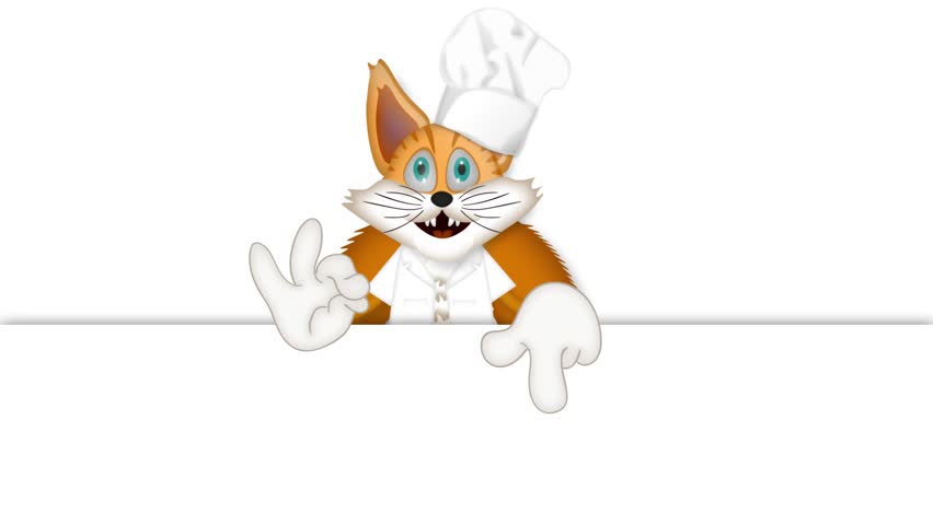funny cartoon fox cook cooking chef Stock Footage Video (100% Royalty ...
