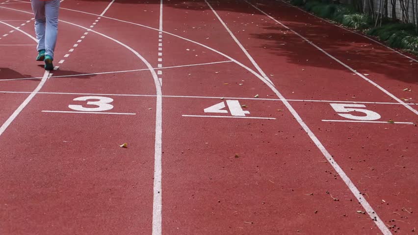 People Running On Track Stock Footage Video (100% Royalty-free) 9715106 ...