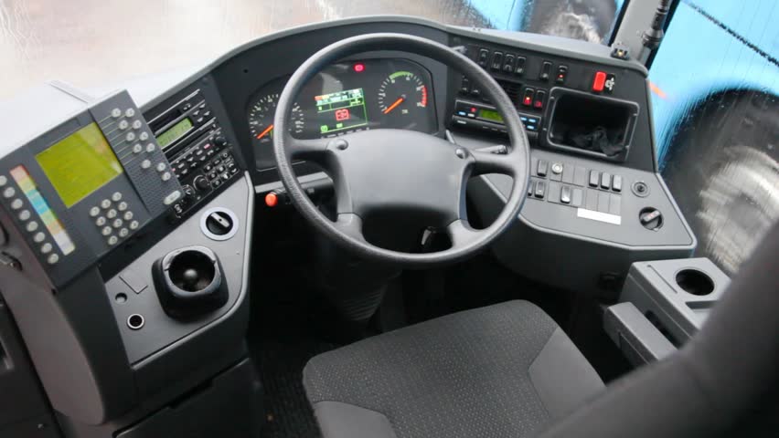 cab bus shown inside dashboard steering: วิดีโอสต็อก (ปลอดค่าลิขสิทธิ์ ...